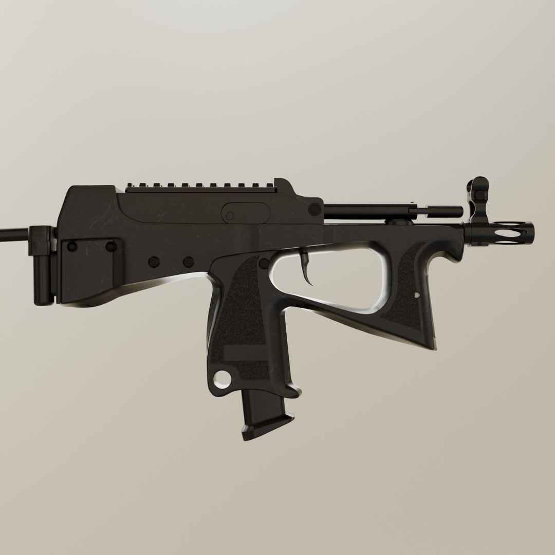 High-Quality PP-2000 Submachine Gun 3D Model 3D Model - TurboSquid 2317203