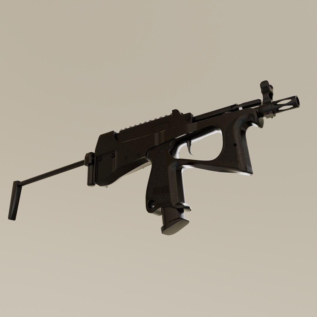 High-Quality PP-2000 Submachine Gun 3D Model 3D Model - TurboSquid 2317203