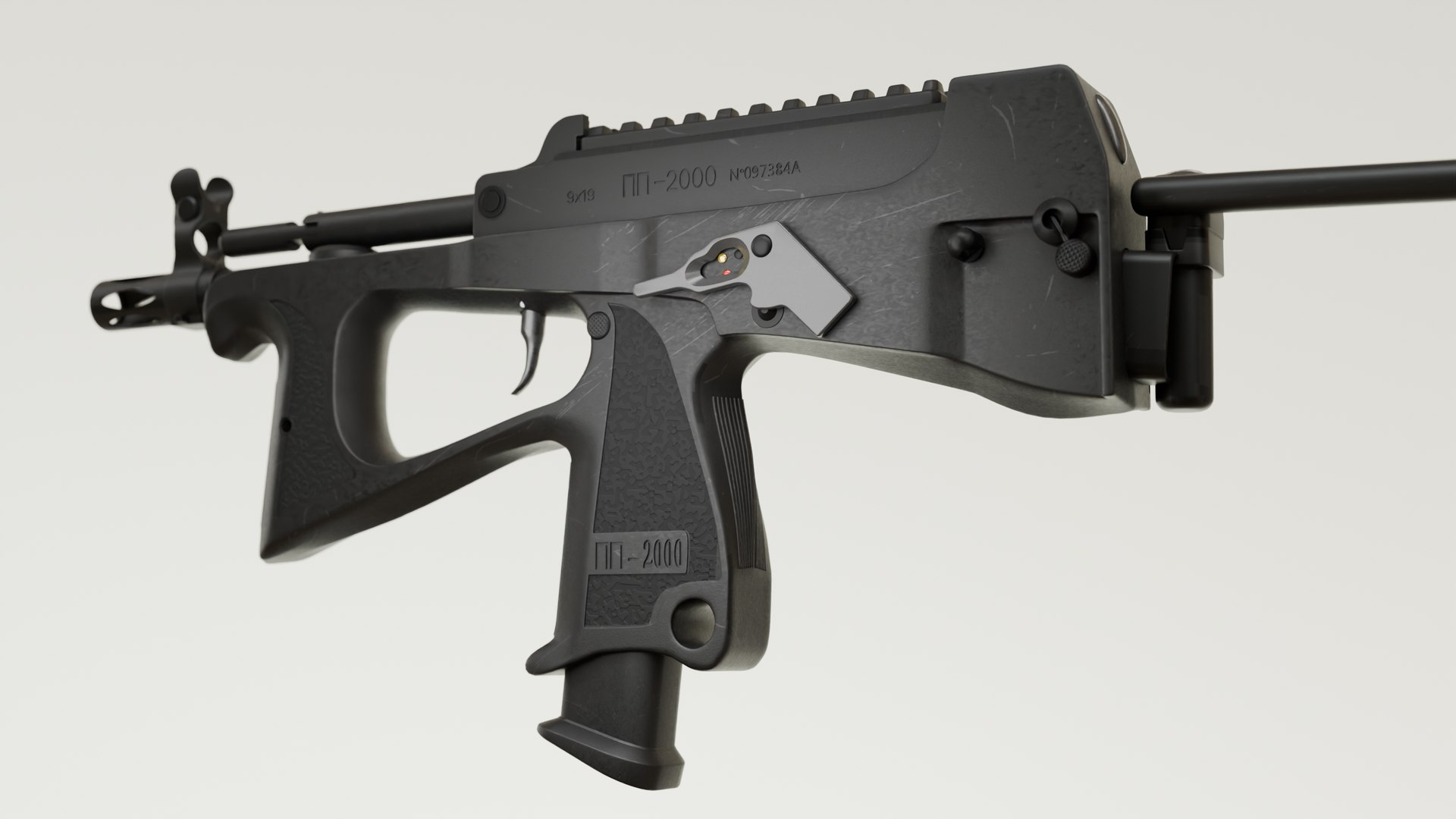 High-Quality PP-2000 Submachine Gun 3D Model 3D Model - TurboSquid 2317203