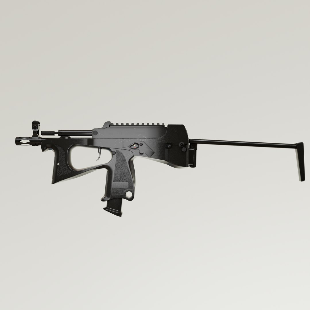 High-Quality PP-2000 Submachine Gun 3D Model 3D Model - TurboSquid 2317203