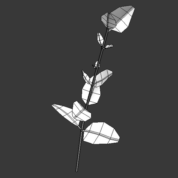 3d small plant model