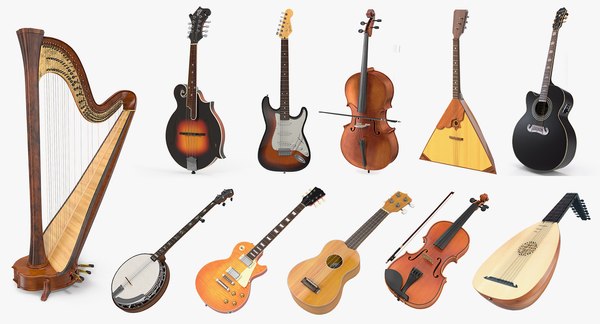3D stringed instruments 6 - TurboSquid 1682681