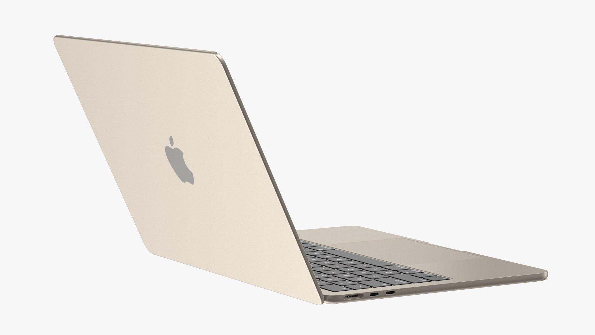 3D MacBook Air M2 Starlight Model - TurboSquid 1912999