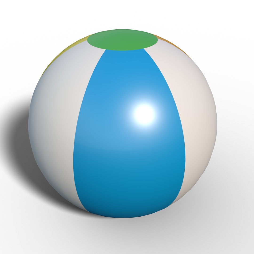 3D Beach Ball Model - TurboSquid 2058698