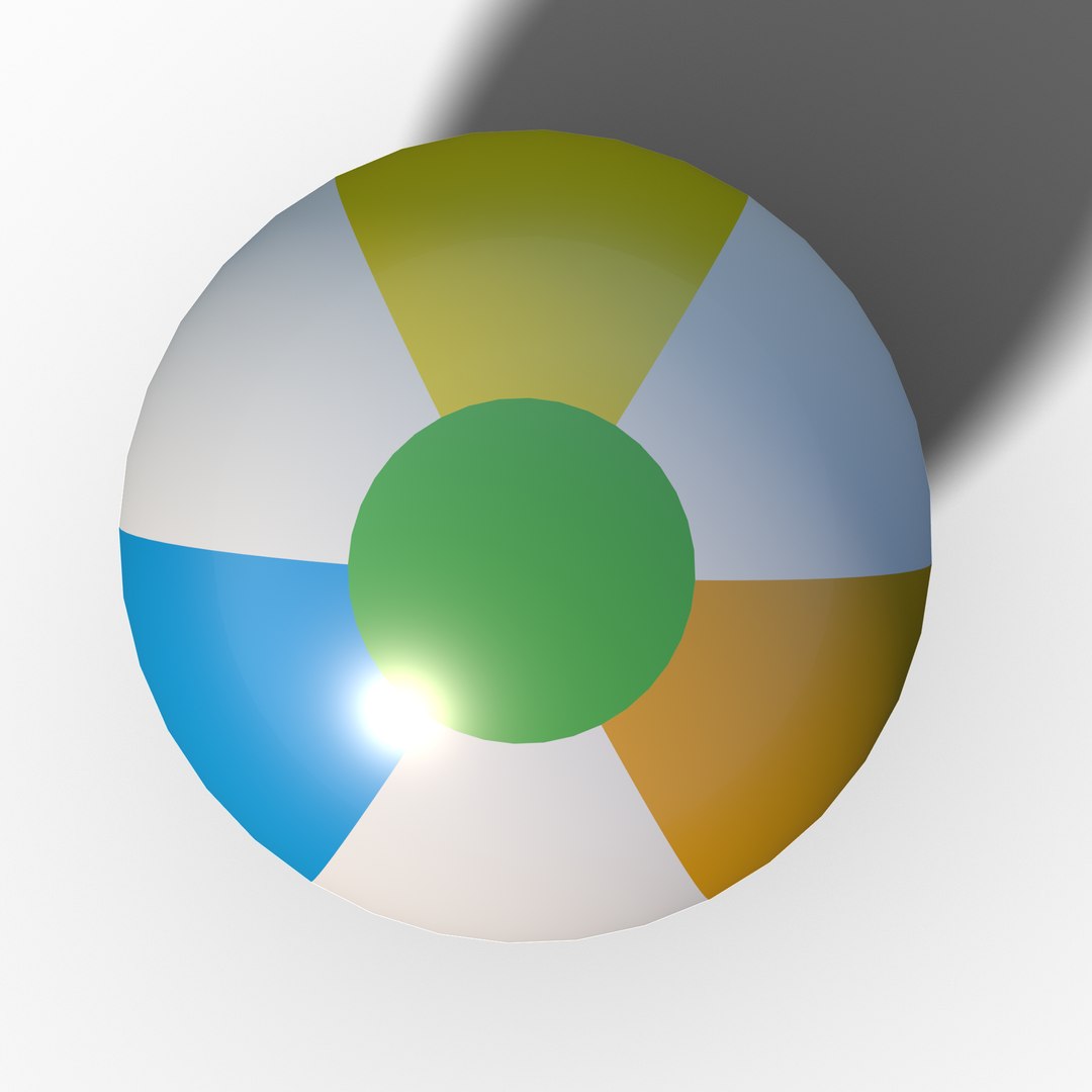 3D Beach Ball Model - TurboSquid 2058698