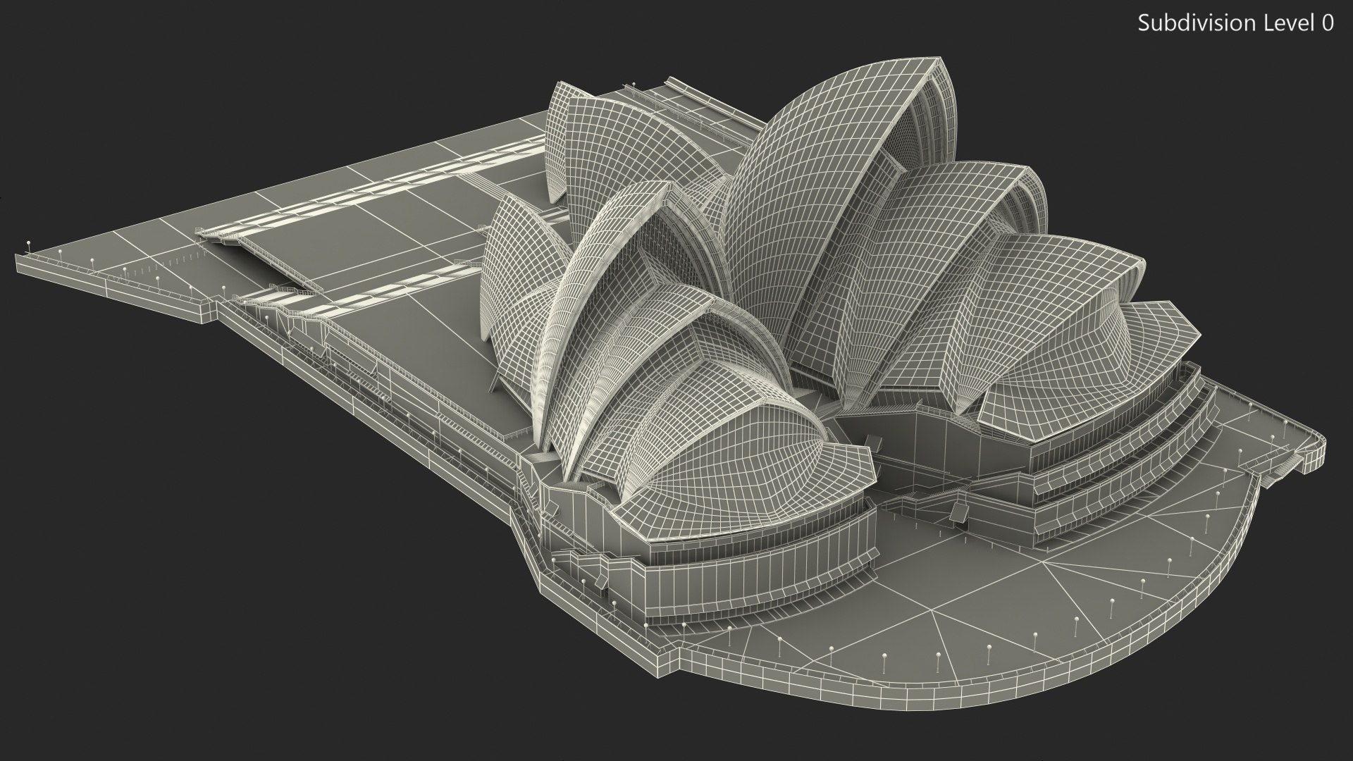 Sydney opera house performing 3D model - TurboSquid 1492942