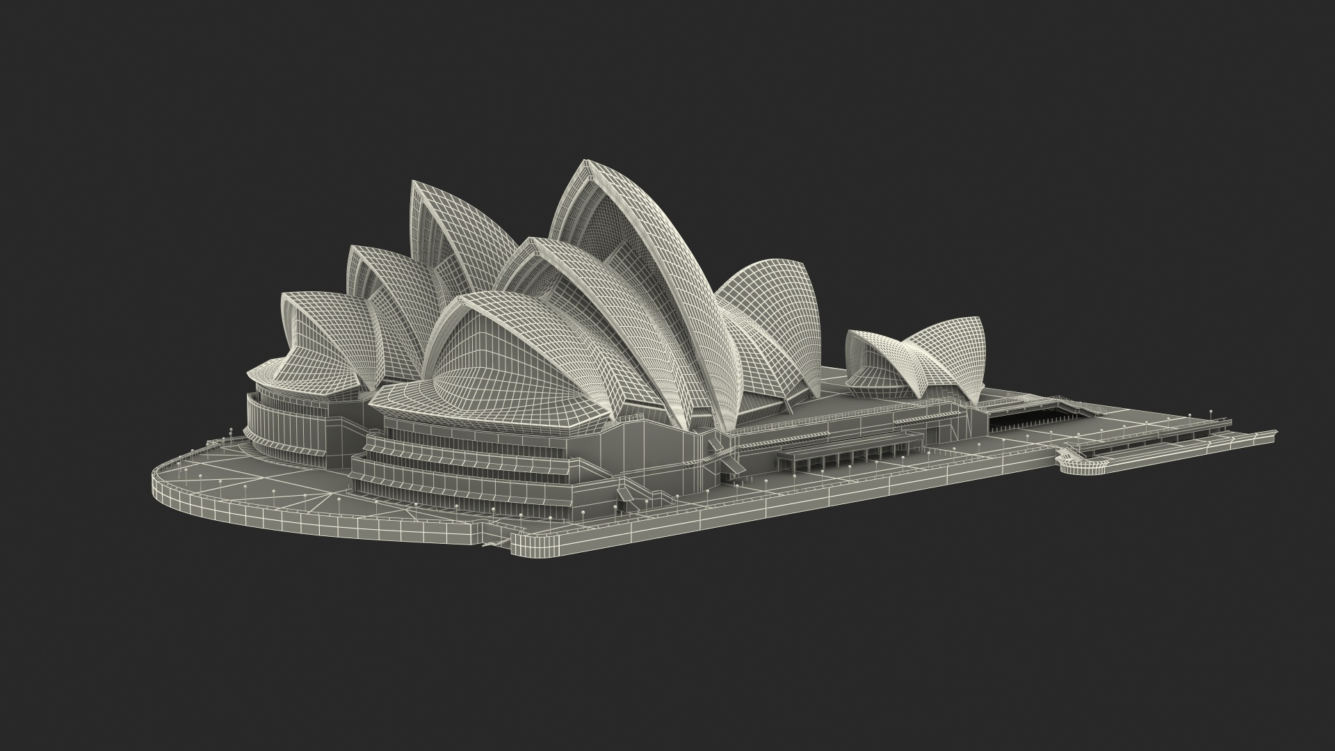 Sydney Opera House Performing 3D Model - TurboSquid 1492942