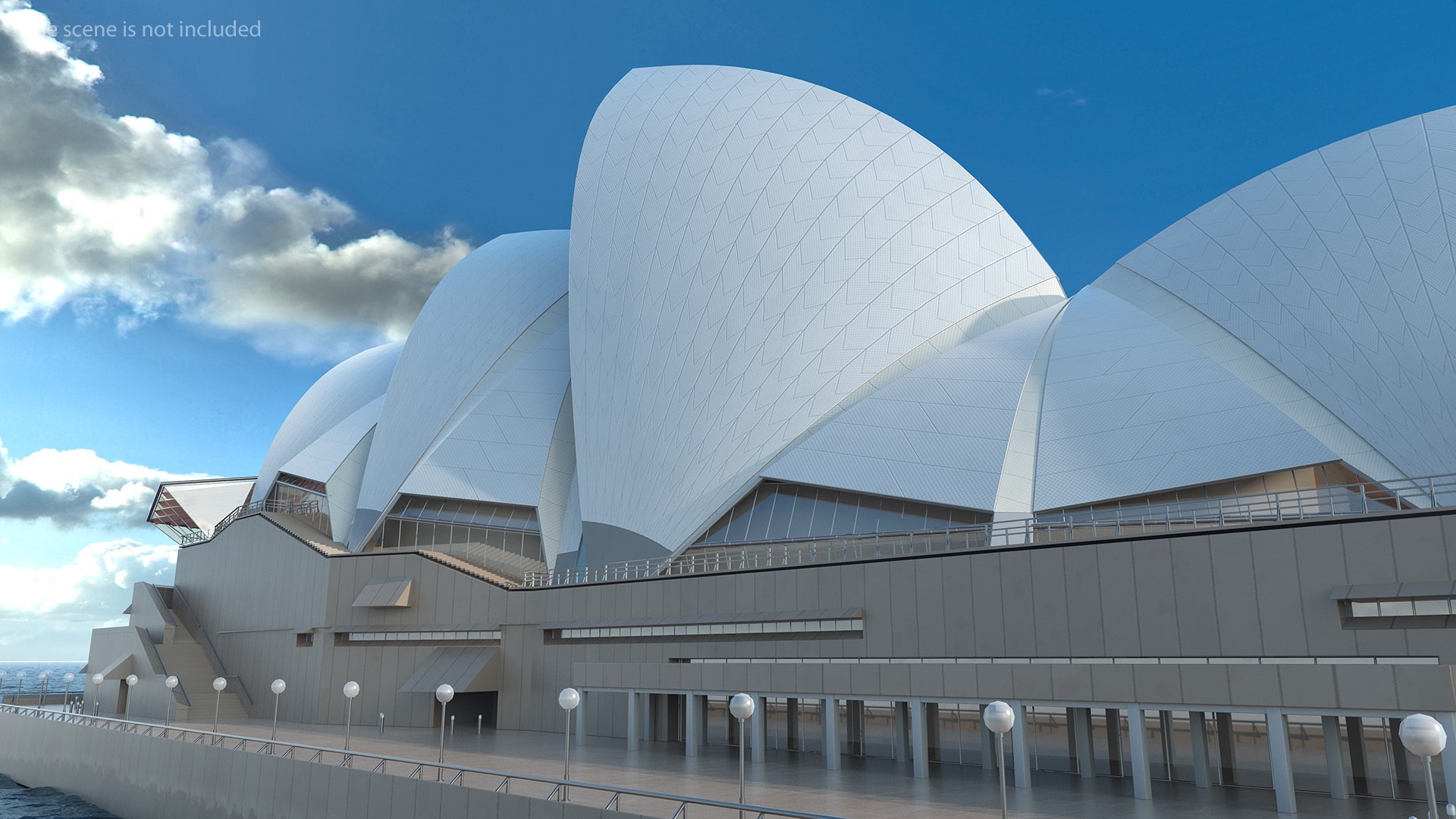 Sydney opera house performing 3D model - TurboSquid 1492942