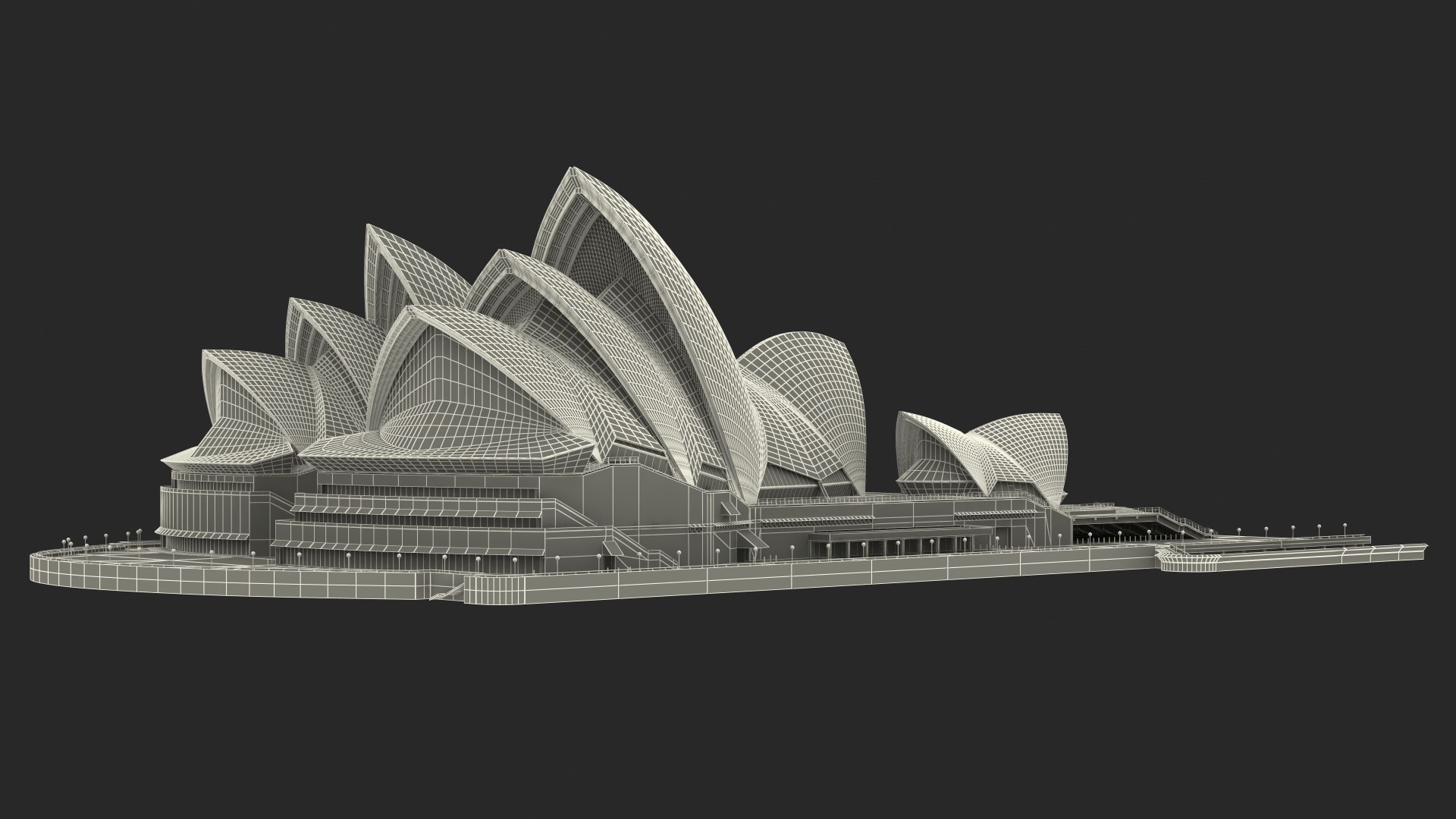 Sydney opera house performing 3D model - TurboSquid 1492942
