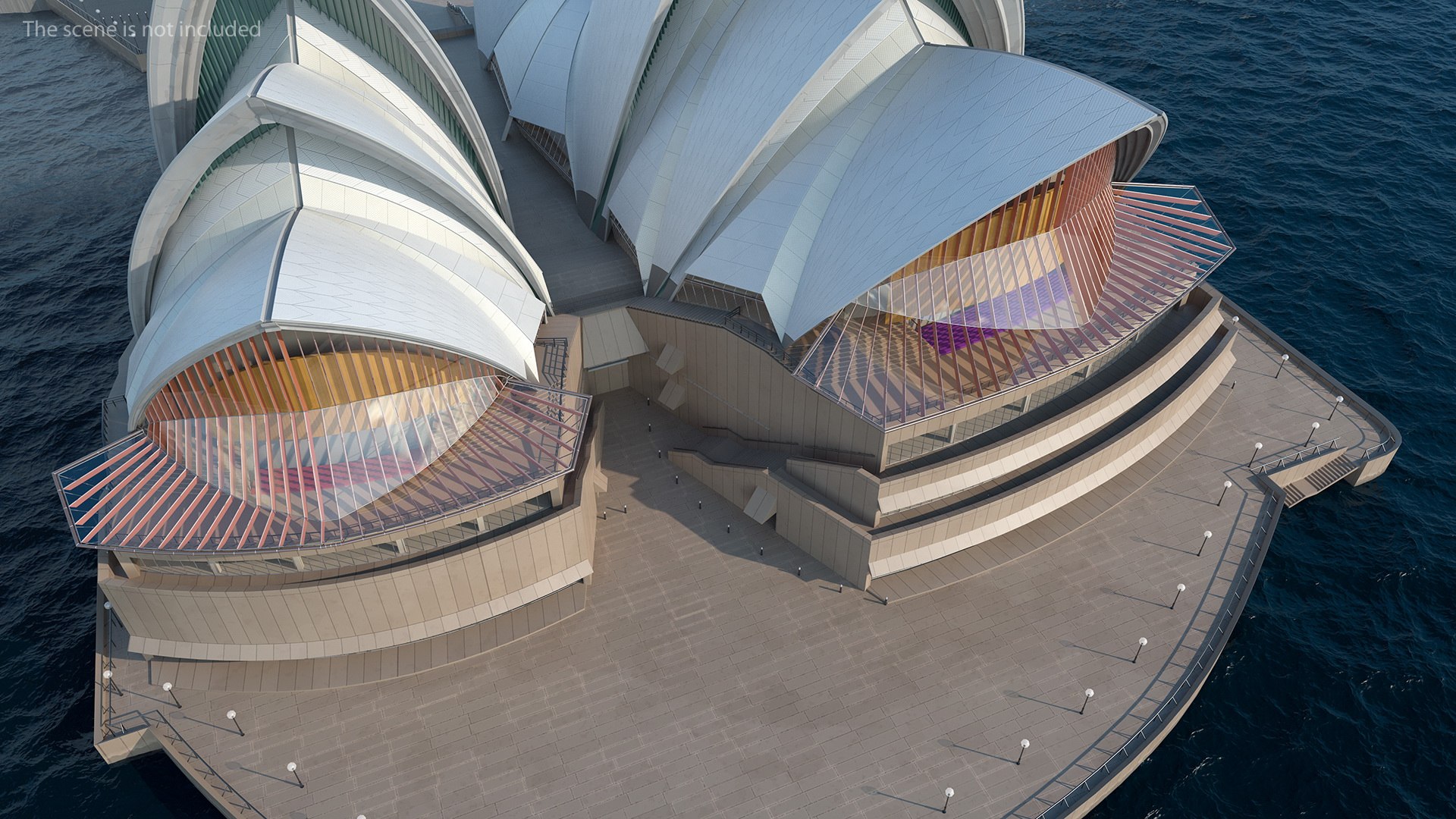 Sydney opera house performing 3D model - TurboSquid 1492942