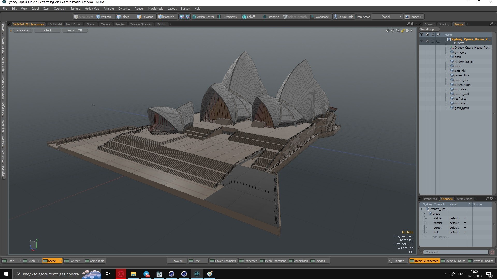 Sydney opera house performing 3D model - TurboSquid 1492942