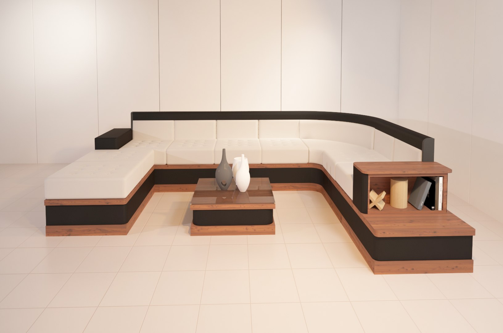 Sectional sofa 3D - TurboSquid 1342139