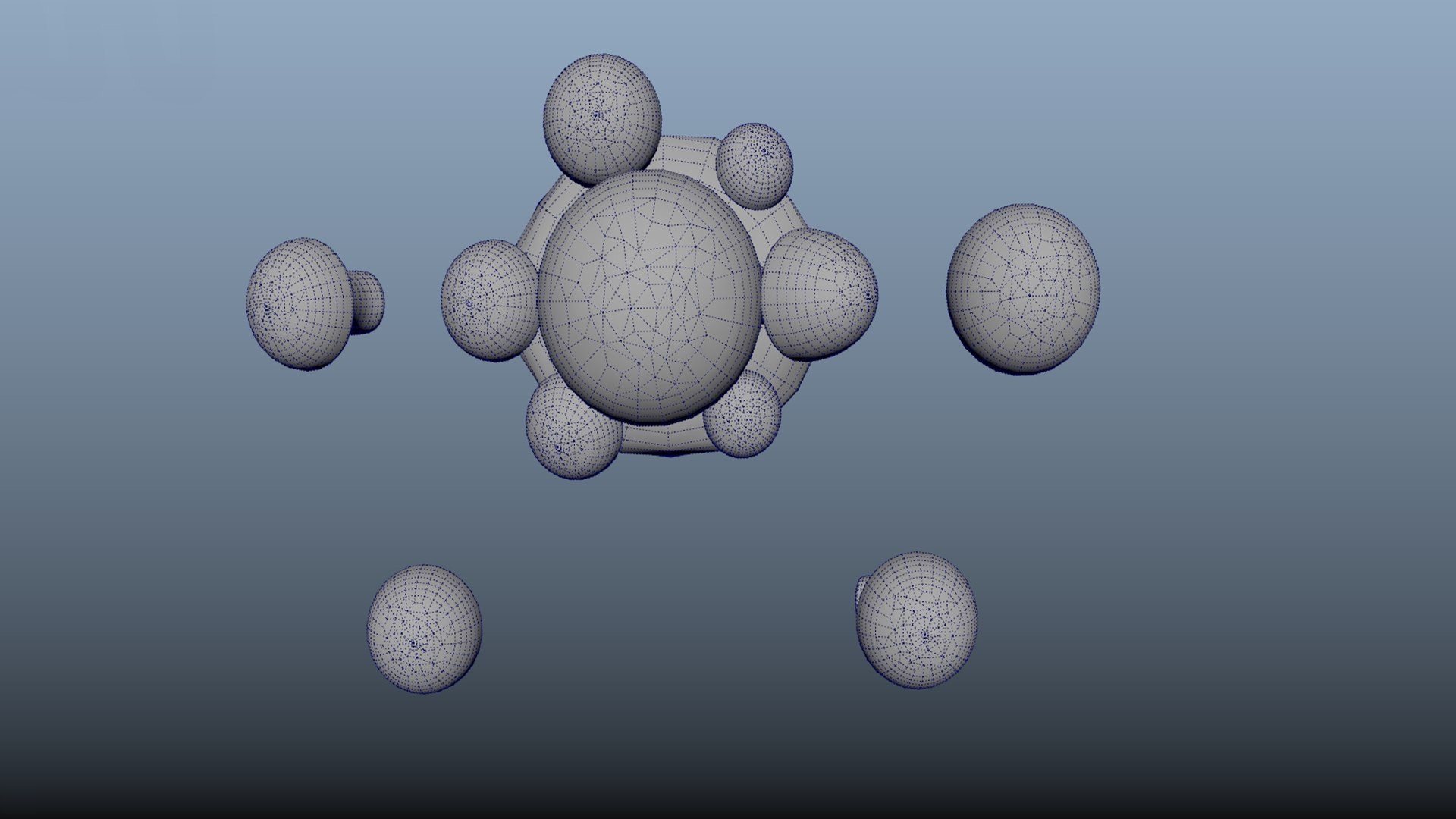 Stylized Mushrooms Mycelium PBR Low-poly Game Ready 3D Model ...