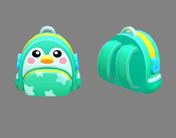 School bag children 3D model - TurboSquid 1695857