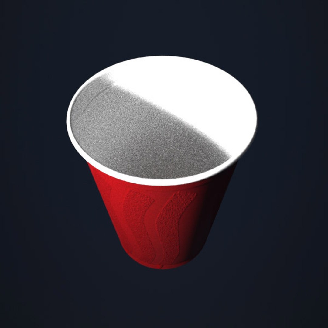 Plastic cup 3D model - TurboSquid 644389