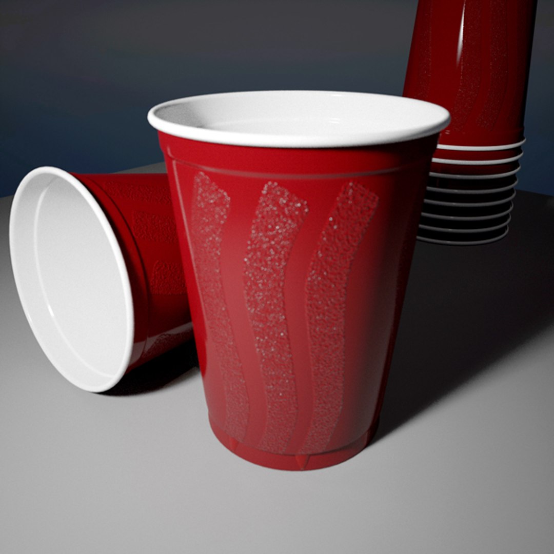 Plastic cup 3D model - TurboSquid 644389
