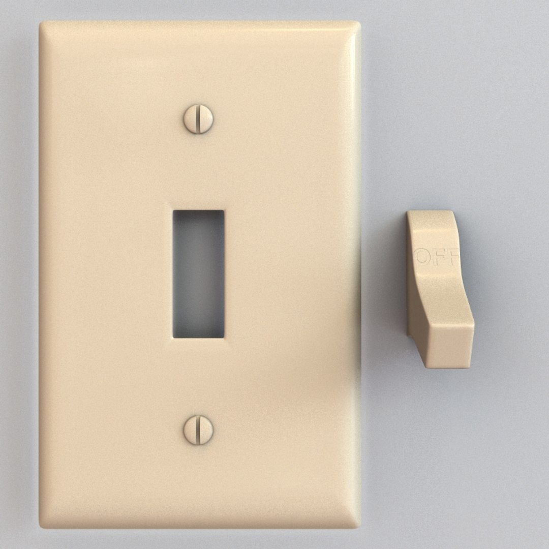3d Electrical Switch Model