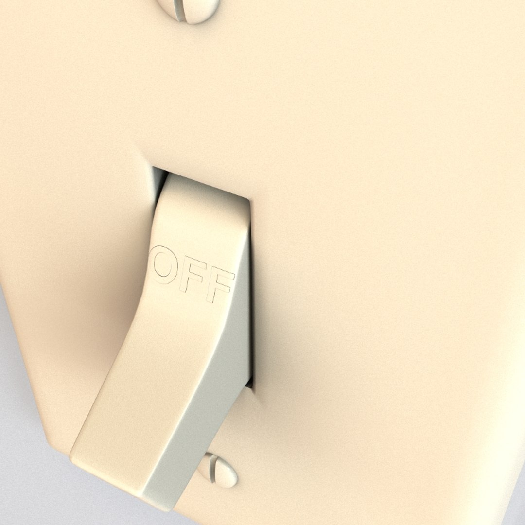 3d Electrical Switch Model
