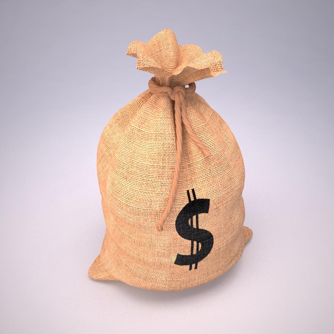 3d Money Bag