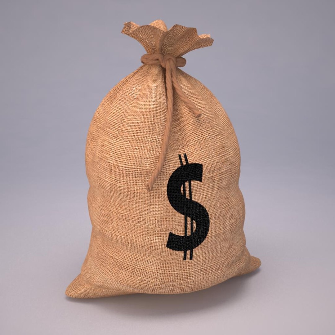 3d Money Bag