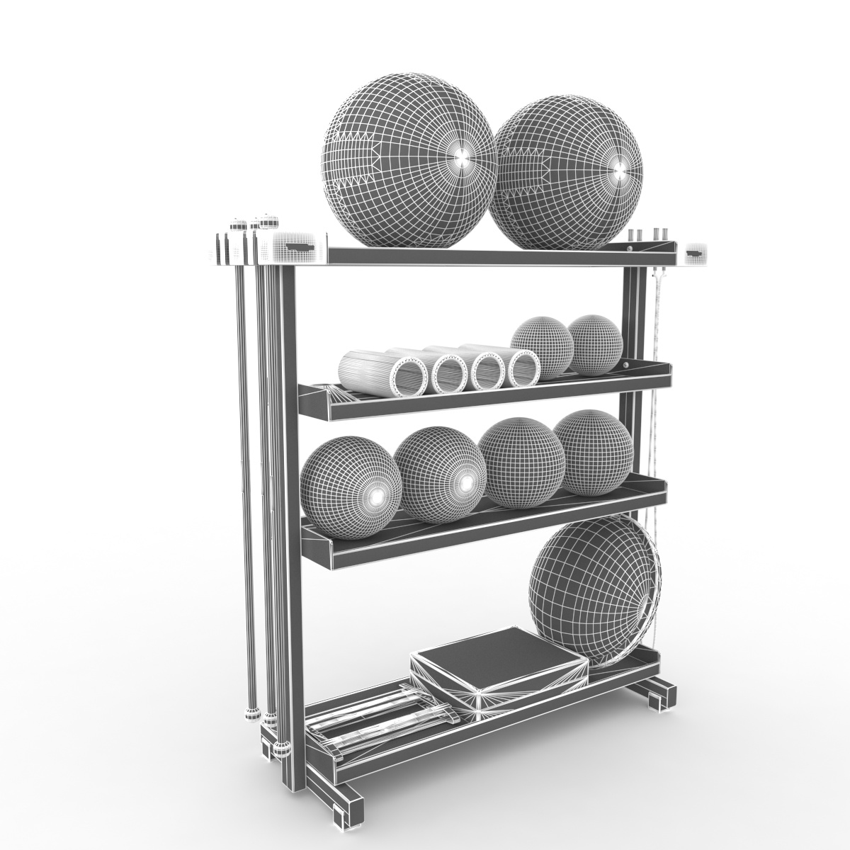 modelo 3d Skilltools Storage TechnoGym gratis - TurboSquid 1490926
