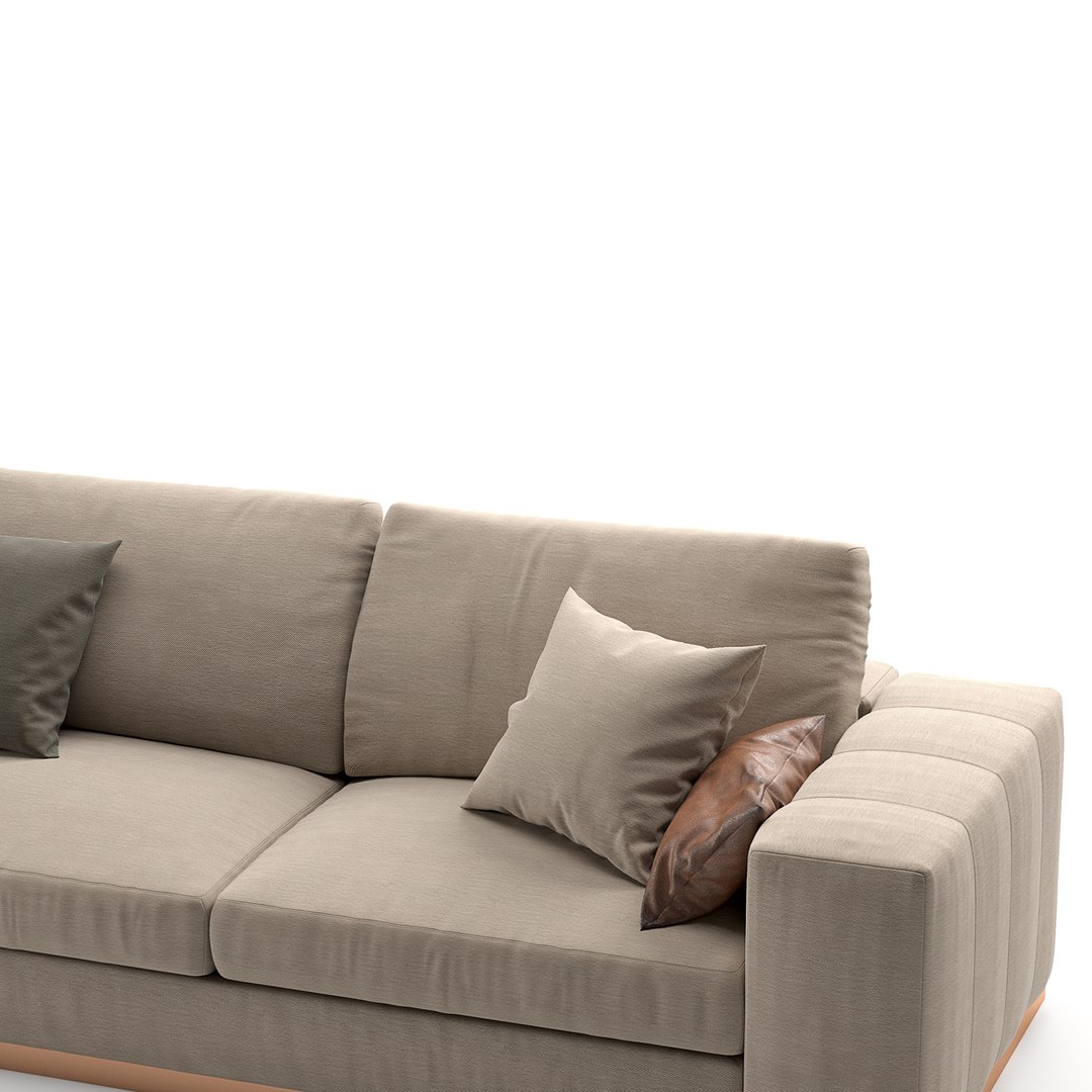 3D Model Laskasas Charlie Sofa - TurboSquid 1467460