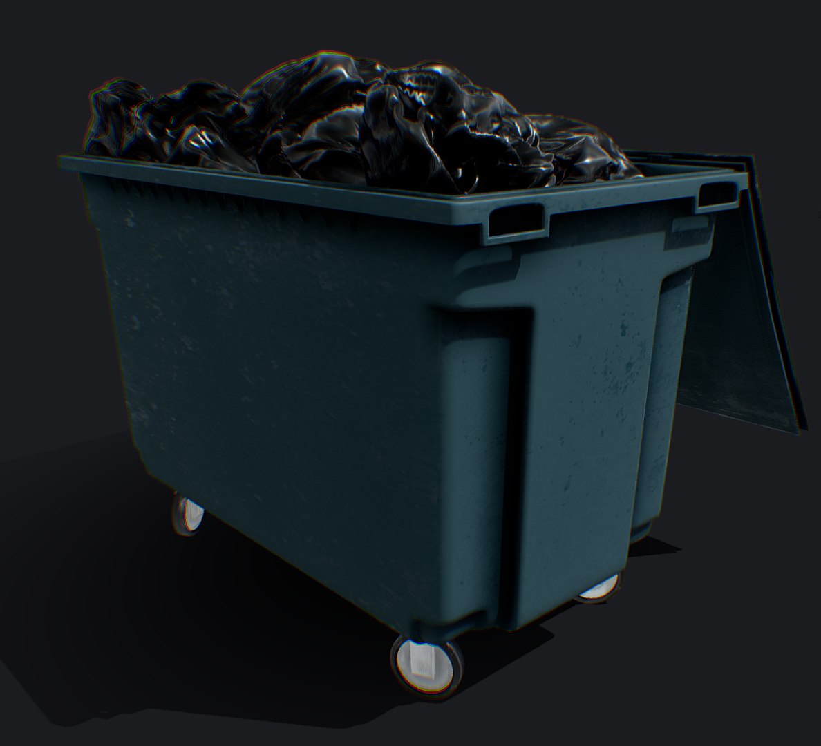 3D Street Trash Bin model - TurboSquid 1886800