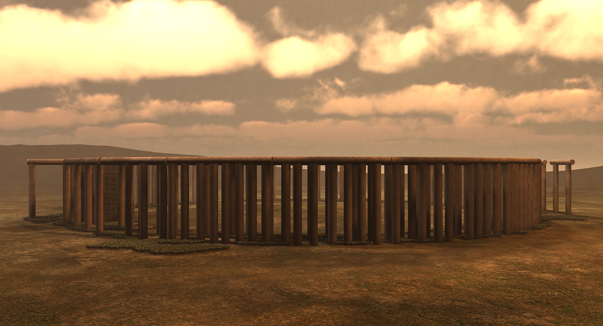 Research Neolithic Newgrange Henge 3D Model - TurboSquid 1382699