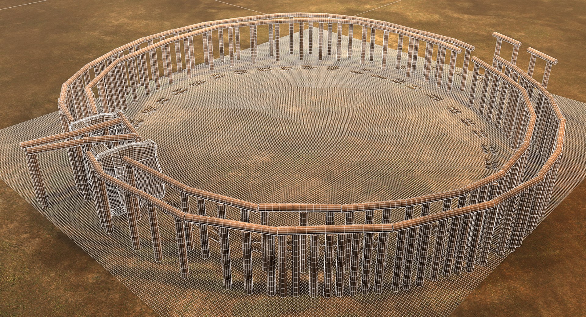 Research Neolithic Newgrange Henge 3D Model - TurboSquid 1382699