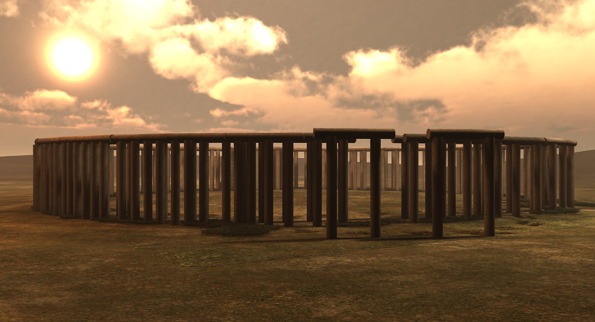 Research Neolithic Newgrange Henge 3D Model - TurboSquid 1382699