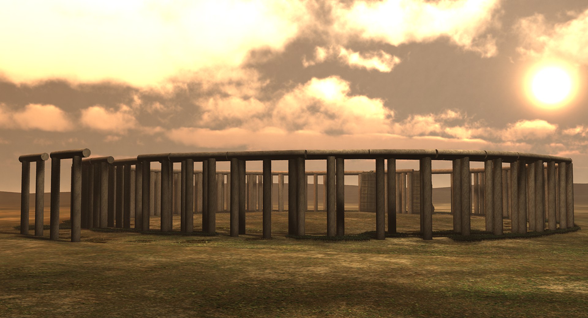 Research Neolithic Newgrange Henge 3D Model - TurboSquid 1382699