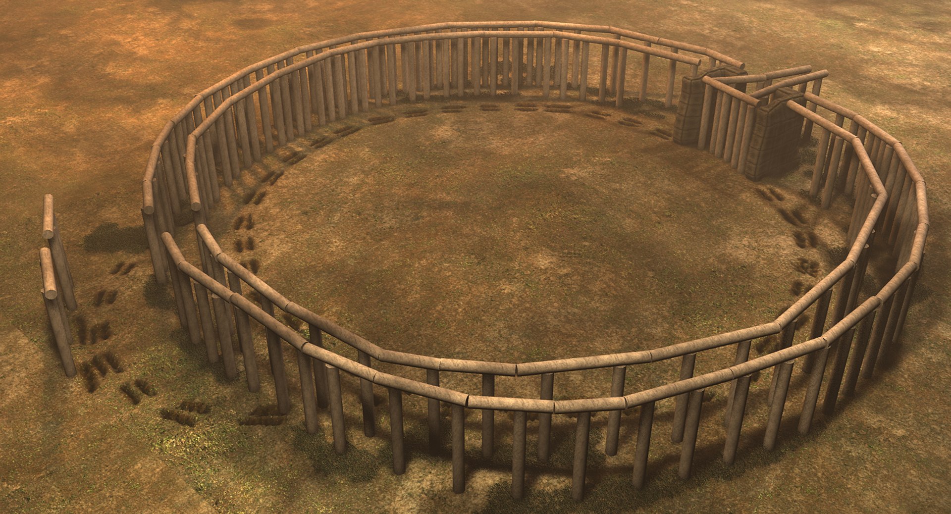 Research Neolithic Newgrange Henge 3D Model - TurboSquid 1382699
