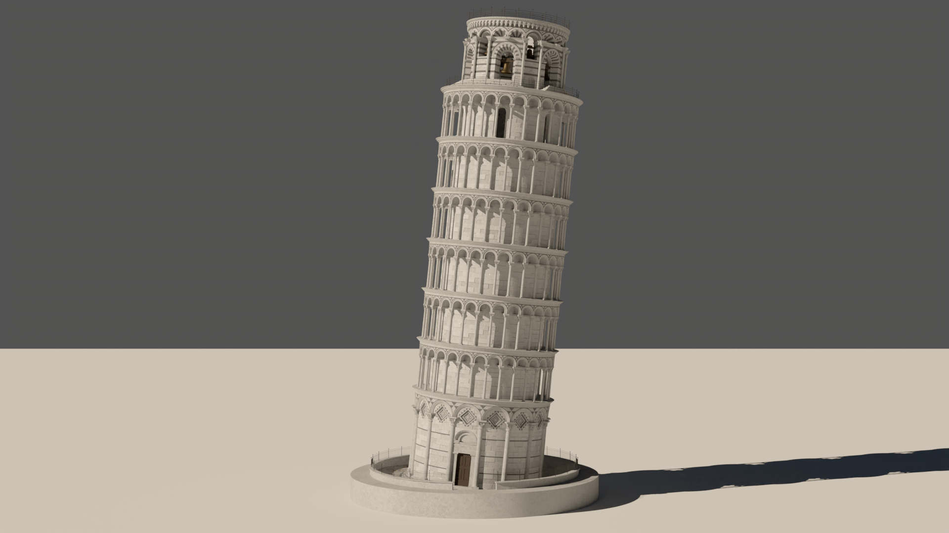 Leaning Tower Of Pisa 3D Model - TurboSquid 1829776