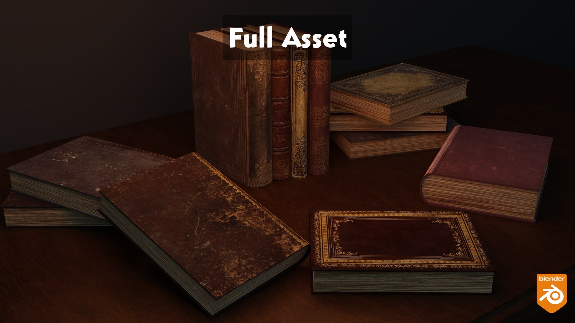 3D Model Old Book From Asset - TurboSquid 2047480