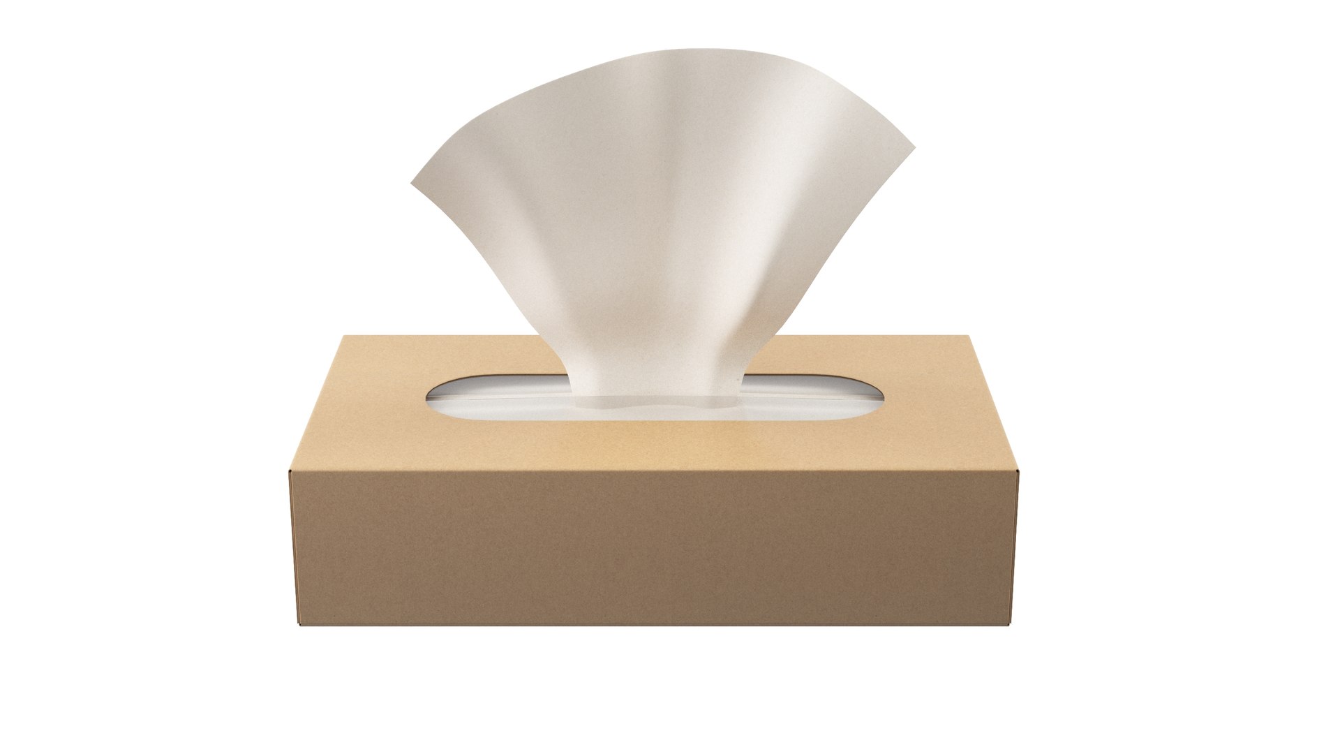 Tissue Box 3D Model - TurboSquid 2356644