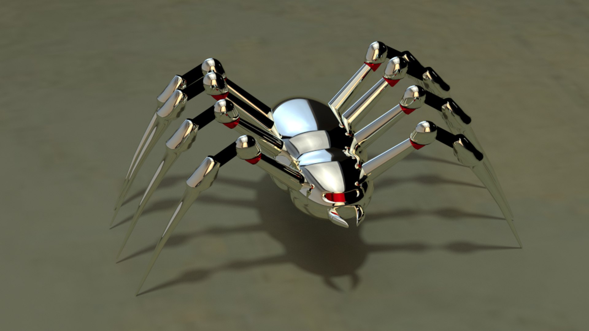 Spider Bot 3d Model