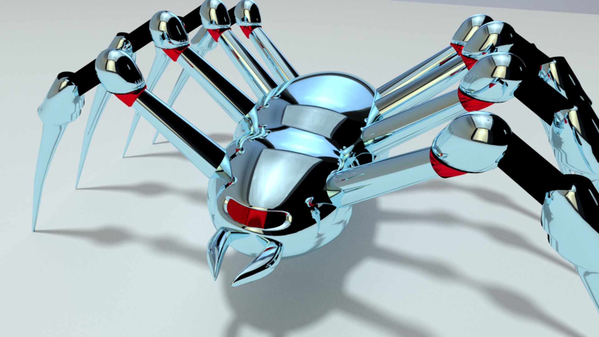Spider Bot 3d Model