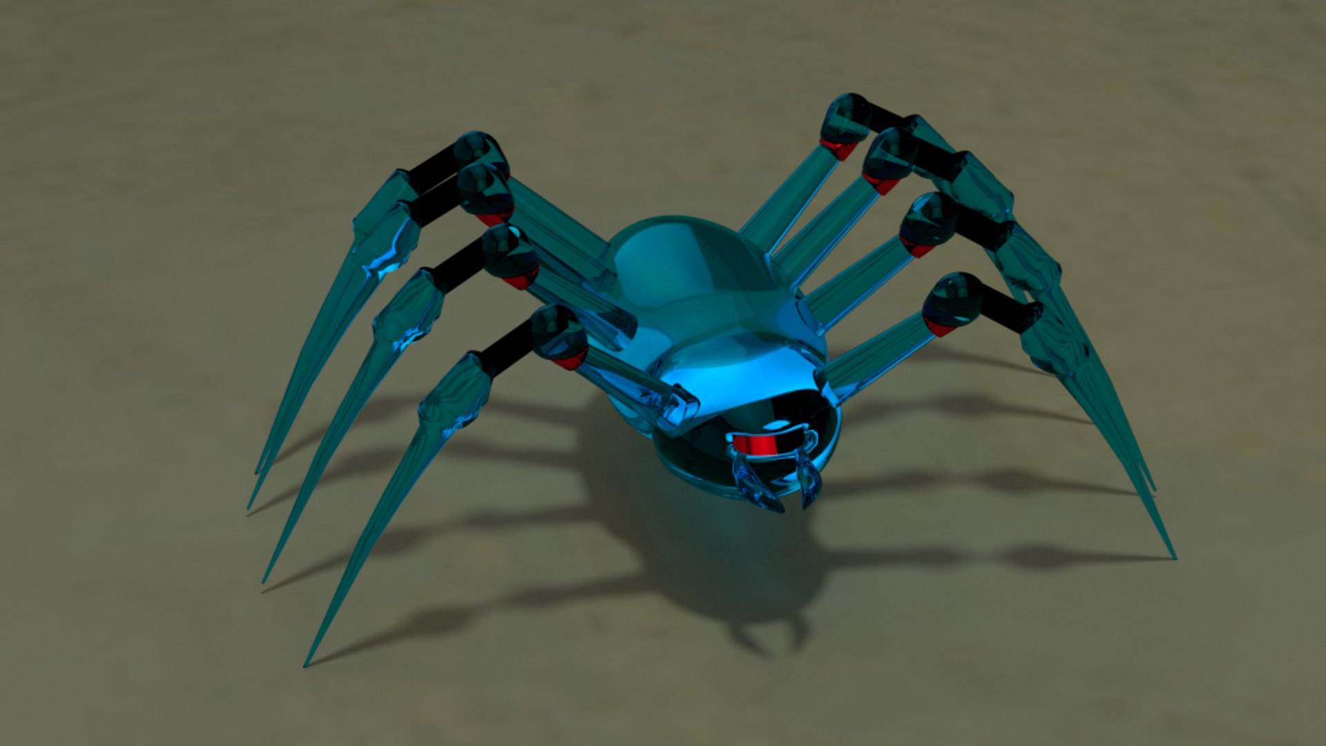 Spider Bot 3d Model