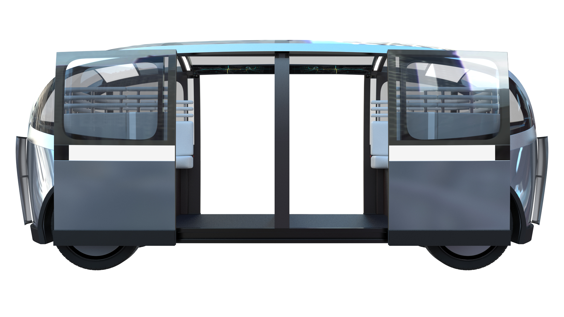 3D Autonomous Public Transport Collection - TurboSquid 2354896