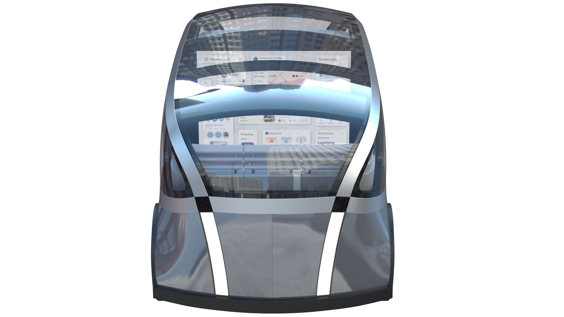 3D Autonomous Public Transport Collection - TurboSquid 2354896
