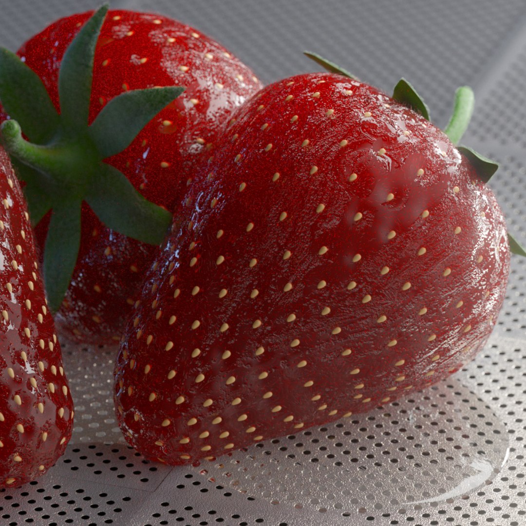 Strawberries Scene para Cinema 4D e Redshift Modelo 3D - TurboSquid 1695187