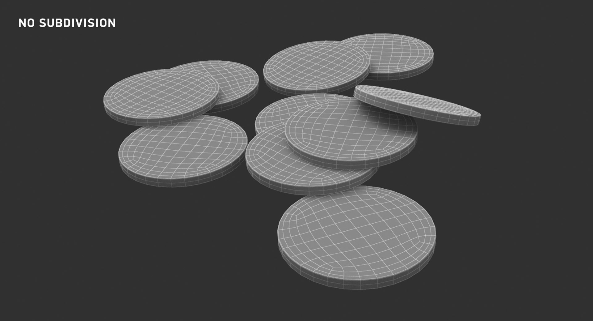 3D Coins Bitcoin Eos - TurboSquid 1255048