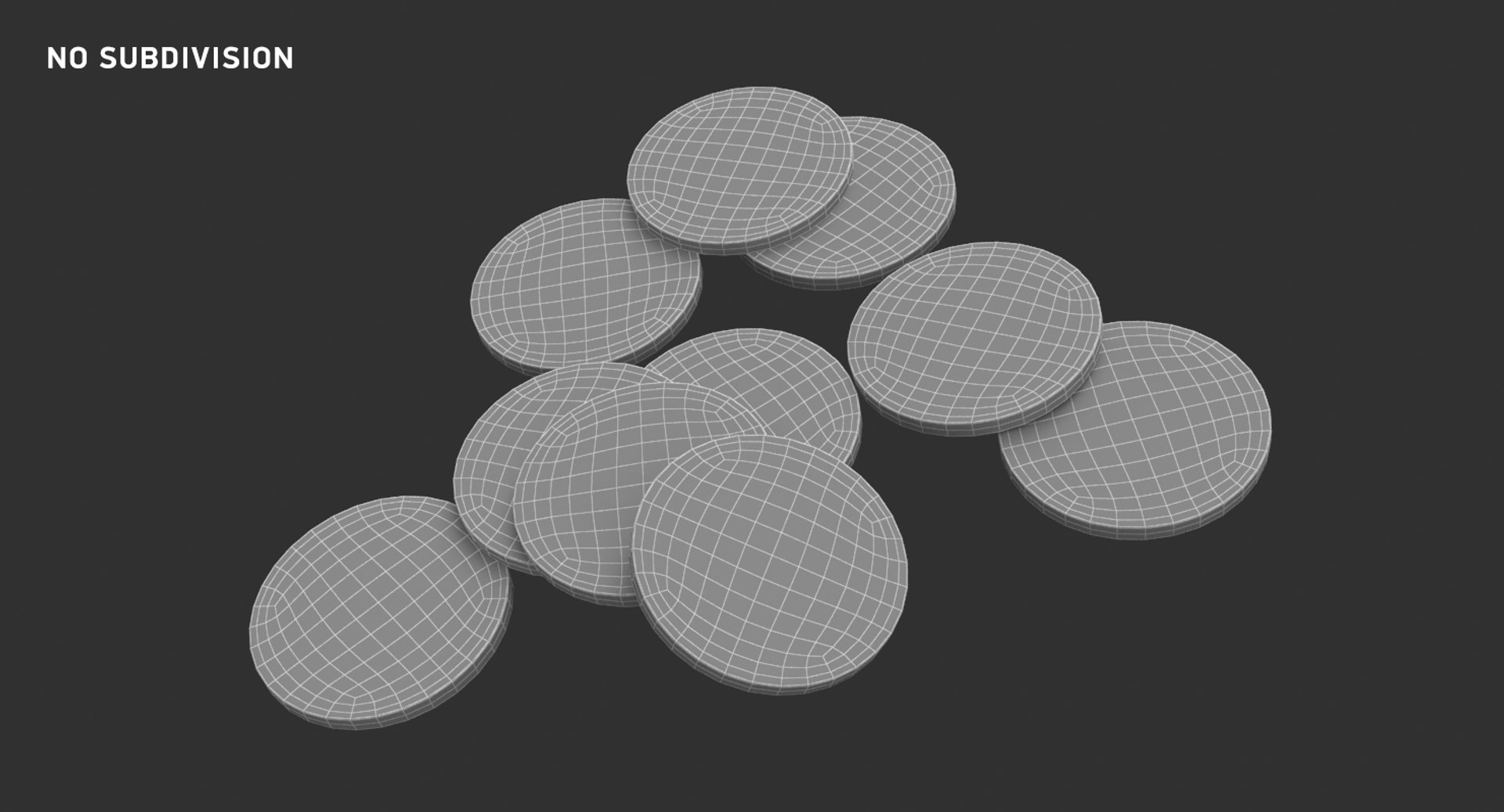 3D Coins Bitcoin Eos - TurboSquid 1255048