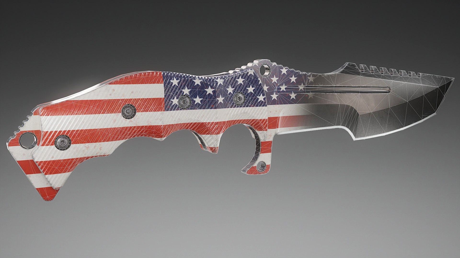 Tactical Combat Knife V3 3D Model - TurboSquid 2251851