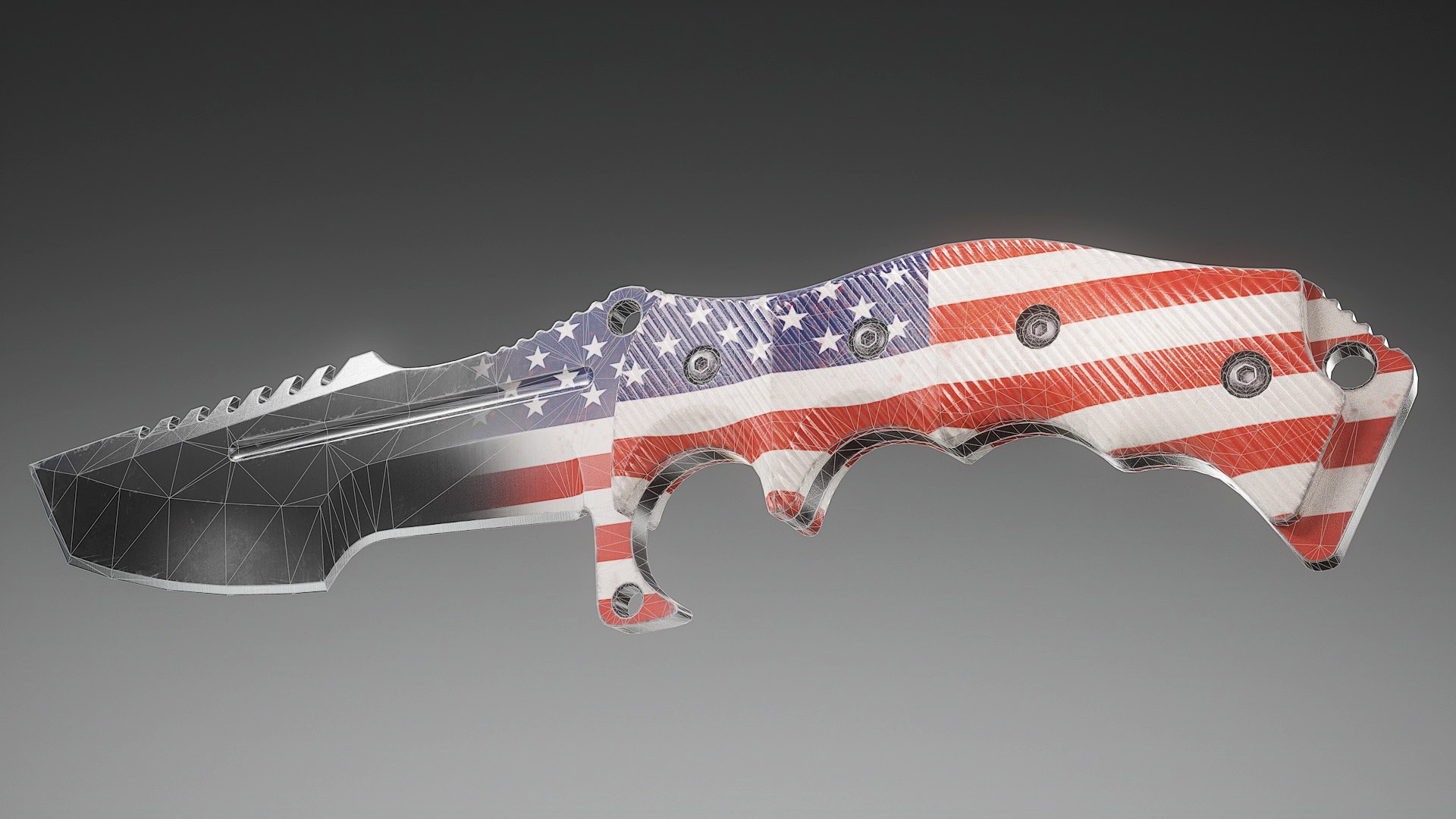 Tactical Combat Knife V3 3D Model - TurboSquid 2251851