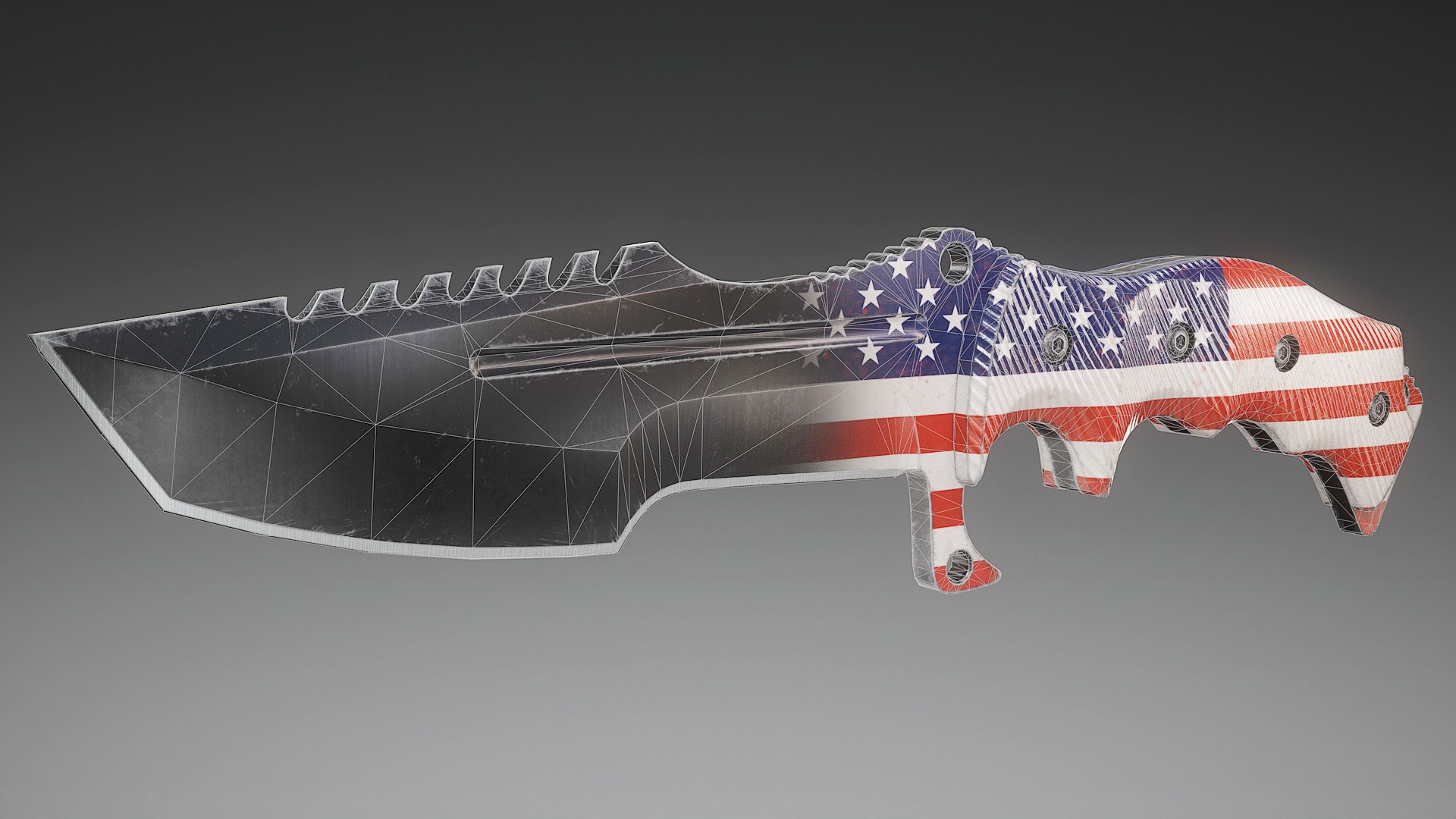 Tactical Combat Knife V3 3D Model - TurboSquid 2251851