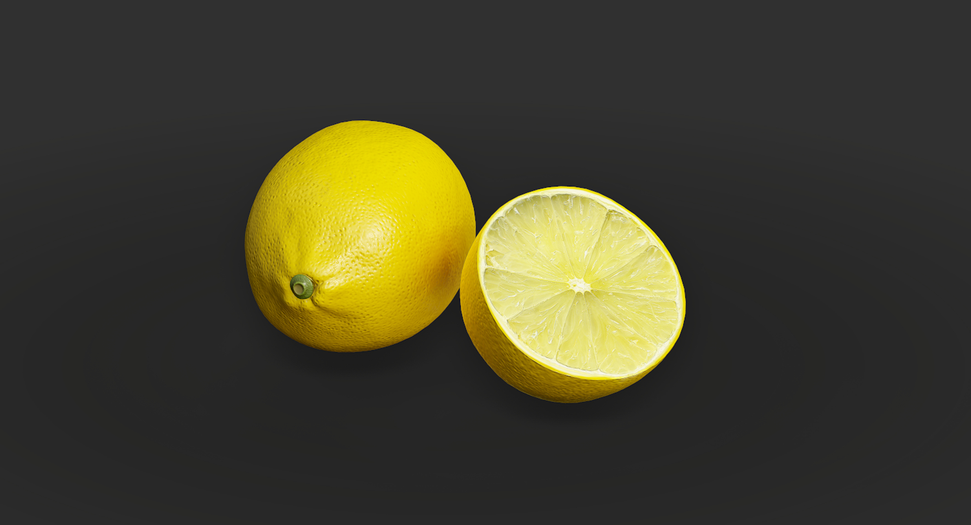 3D Realistic Lemon - TurboSquid 1351865