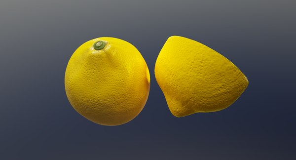 3D realistic lemon - TurboSquid 1351865