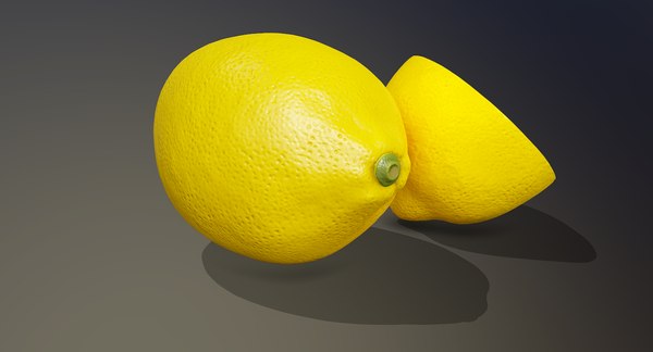 3D realistic lemon - TurboSquid 1351865
