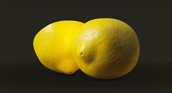3D realistic lemon - TurboSquid 1351865